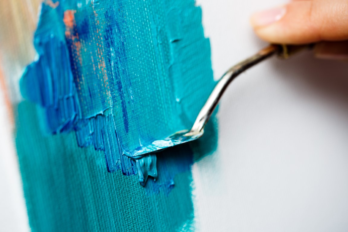 Técnicas de pintura con espátula